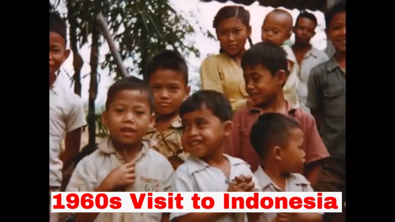 1960s HOME MOVIE TRIP TO INDONESIA JAKARTA BANDUNG "PARIS IN JAVA" RICE ...