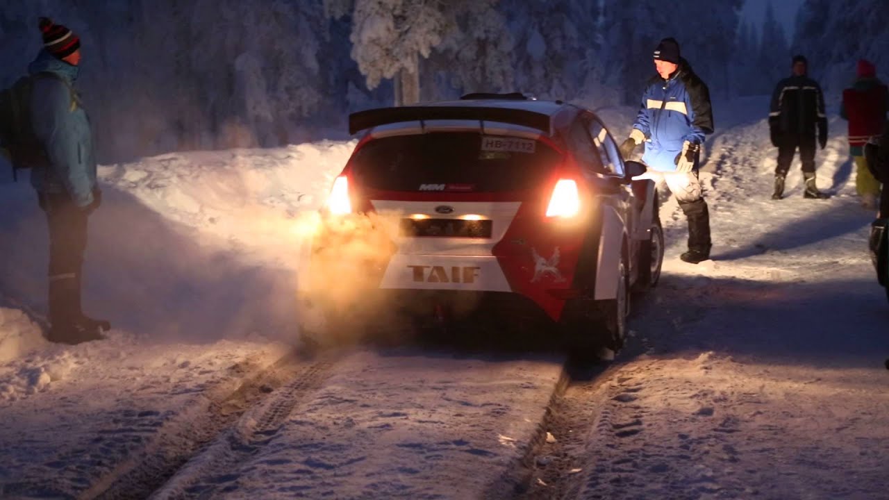 Arctic Lapland Rally Rovaniemi 2016. Beim Start zum Shakedown - YouTube
