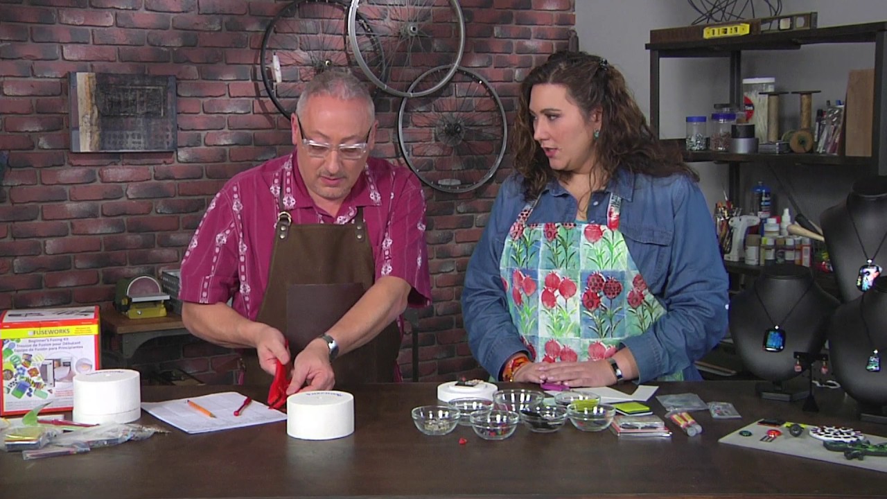 Learn how to melt glass to create jewelry on Make It Artsy with Joe ...
