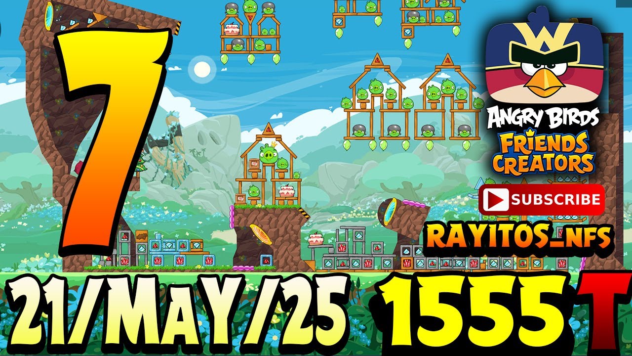 Angry Birds Friends Level 7 Tournament 1555 Highscore POWER-UP ...