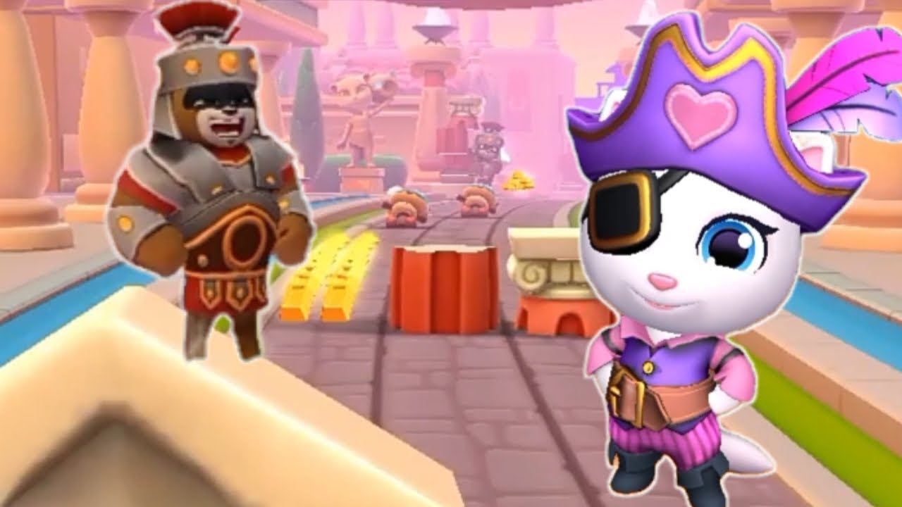 Talking Tom Time Rush | New update My talking Tom time rush VS Pirate ...