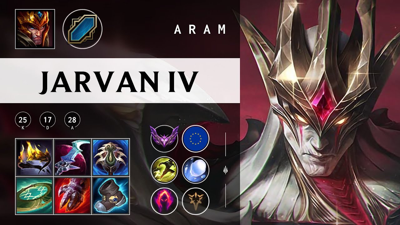 Jarvan IV ARAM - EUW Master Patch 25.24 - YouTube