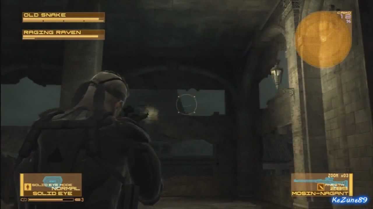 Metal Gear Solid 4 - Raging Raven Doll Trophy Guide - YouTube