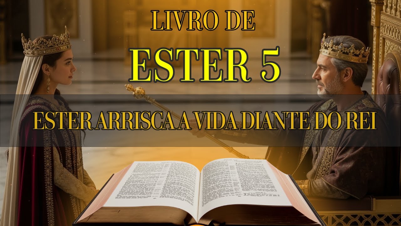 🔊 Áudio da Bíblia Sagrada: Ester Capítulo 5 - Com Texto. - YouTube
