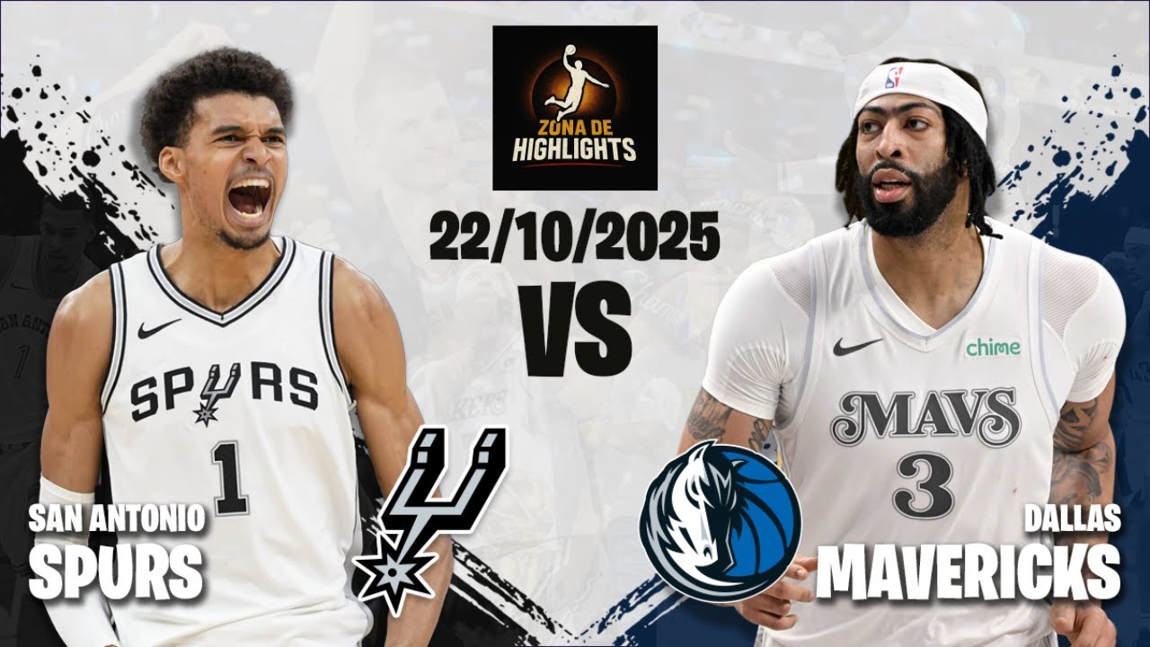 San Antonio Spurs vs Dallas Mavericks Full Game Highlights October 22 ...