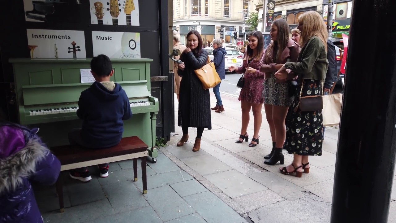 Stopping Girls in the Street with Queen Don't Stop Me Now Piano! Cole ...