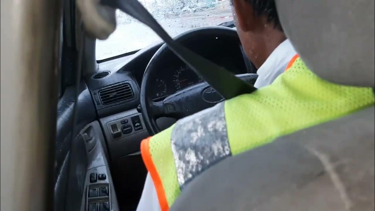 muntik na maligo c manong driver, haha - YouTube
