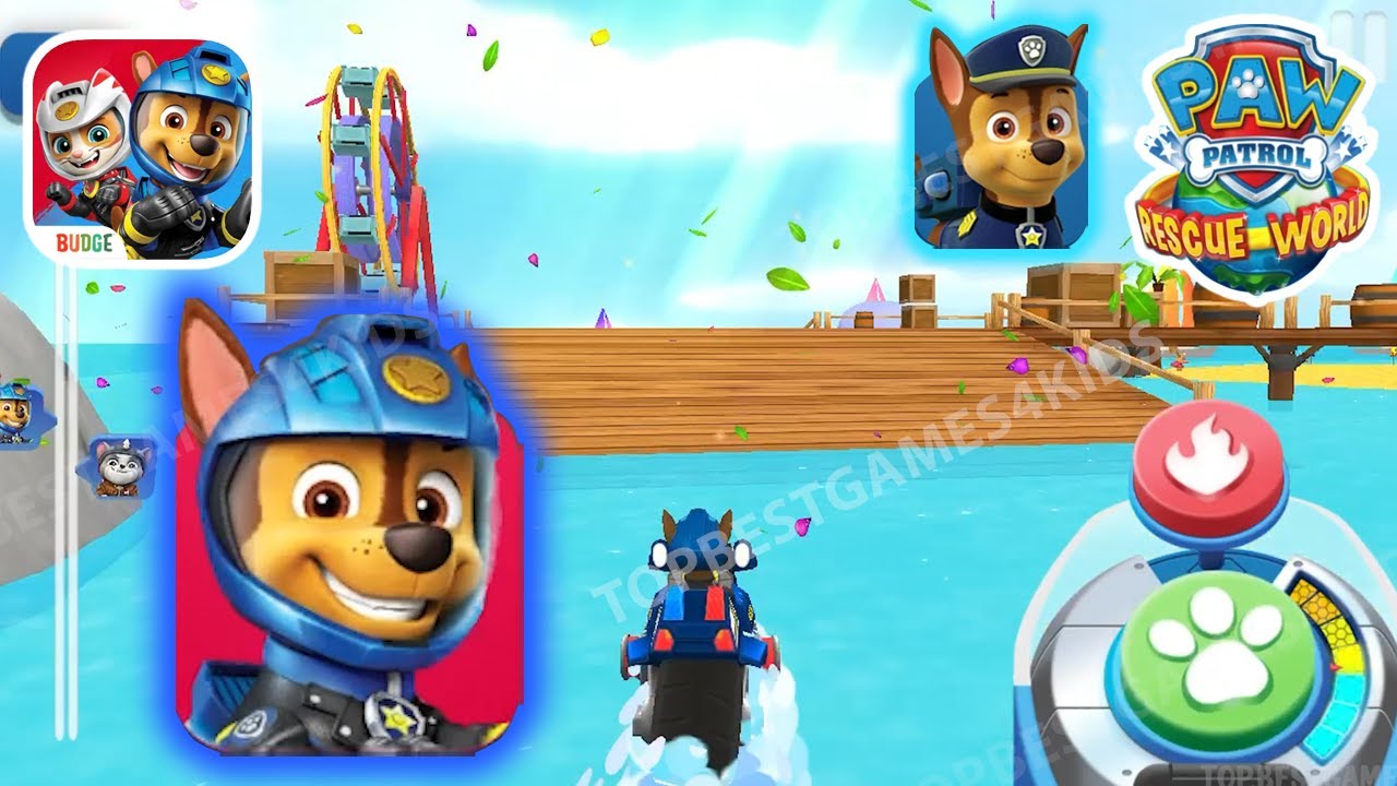 🏁⭐🐕 Paw Patrol Rescue World Chase Races Ruff Ruff Pack Super Tracks