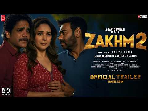 ZAKHM 2 - Official Trailer | Ajay Devgn | Madhuri Dixit | Nagarjuna Akkineni | New Movies 2025