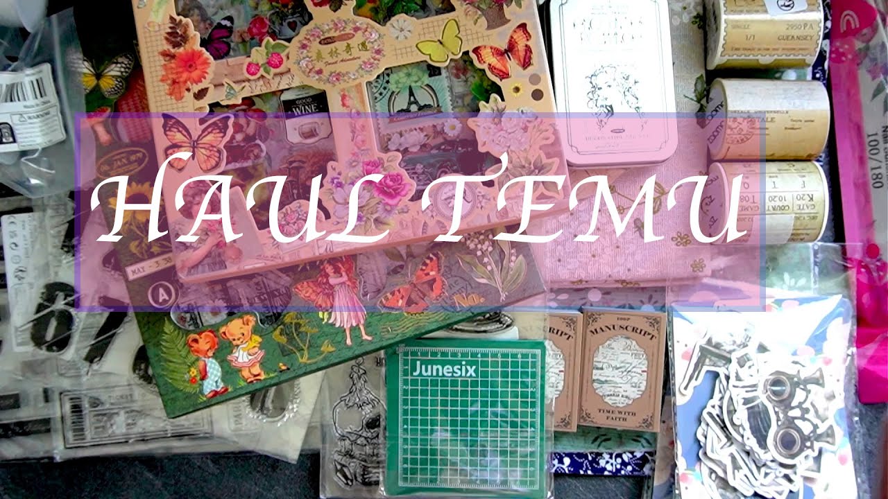 Haul Temu scrap #scrapbooking #artcollage - YouTube
