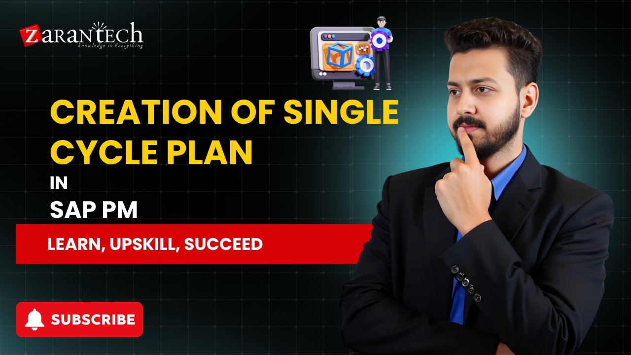 Creation of Single Cycle Plan in SAP PM | ZaranTech - YouTube