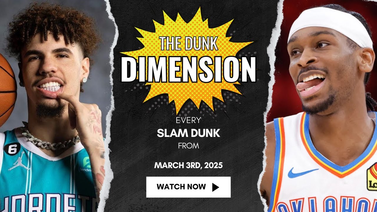 EVERY Incredible Slam Dunk From Today's NBA Games! You Won't Believe ...