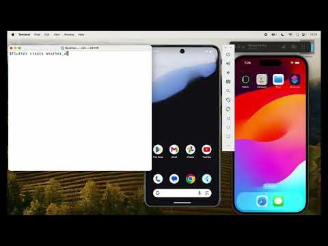 Flutter Weather App for 20 cities using the OpenWeatherMap API: iOS, Android, and Chrome ...