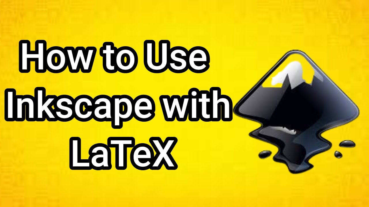 How to Use Inkscape with LaTeX - YouTube