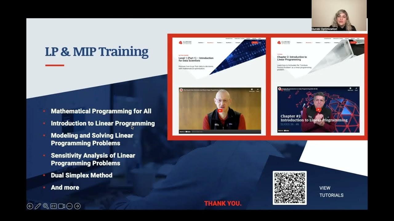 2023 Gurobi Days Digital - Academic: Free Educational Resource Overview - YouTube
