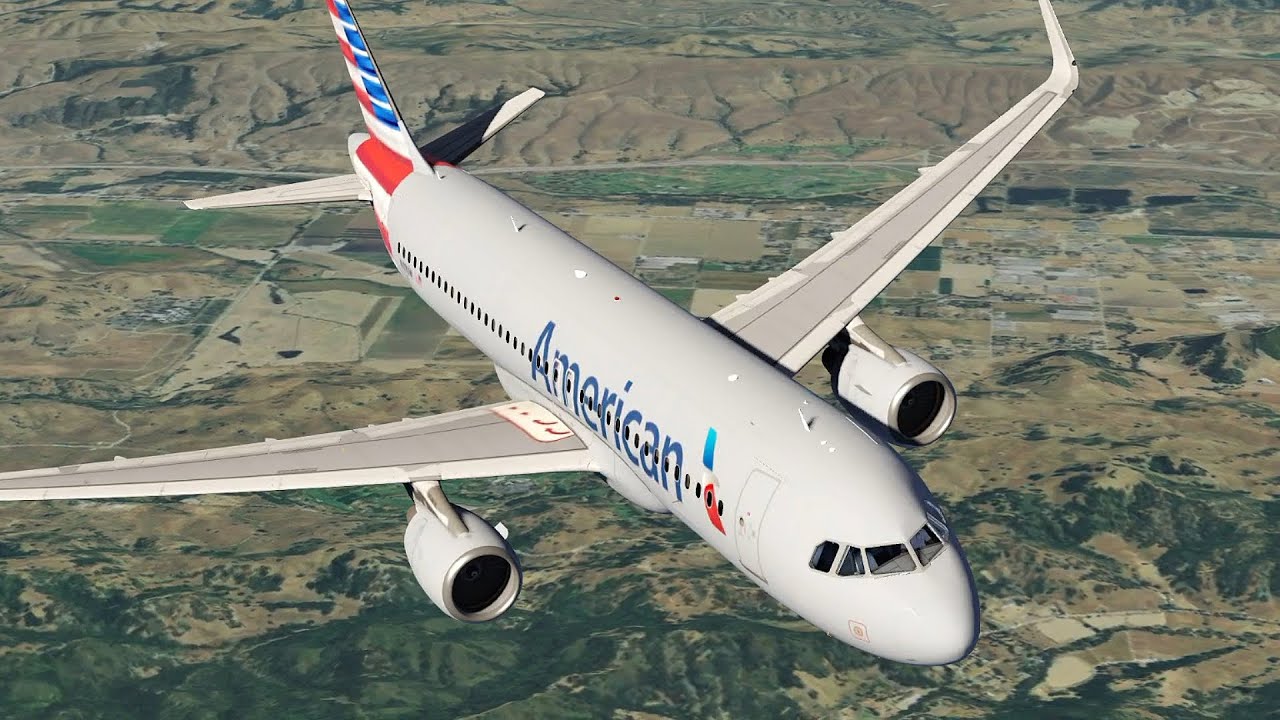 From descent to approach and ILS RWY10R landing at KMRY. Airbus a320 ...