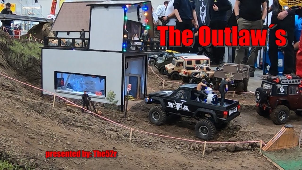 InterModellBau Dortmund 2019: The Outlaw´s RC TRUCKS in action! - YouTube