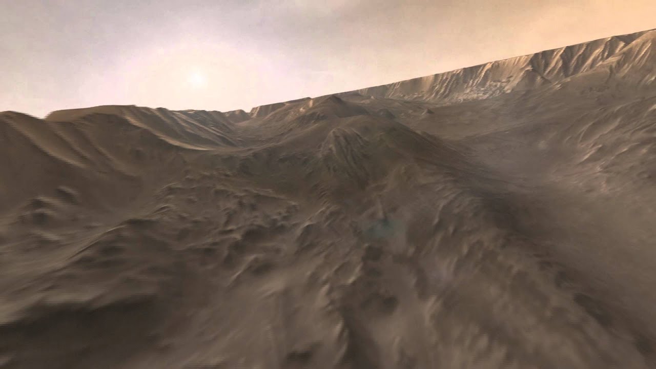 Flight into Mariner Valley: Valles Marineris HD - YouTube