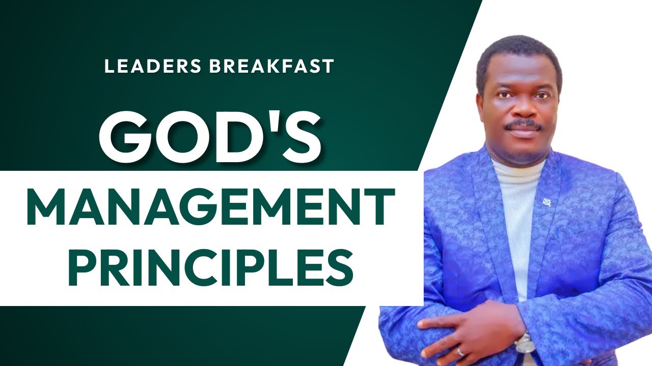 God's Management Principles 12 | Management of Spirit-Controlled ...