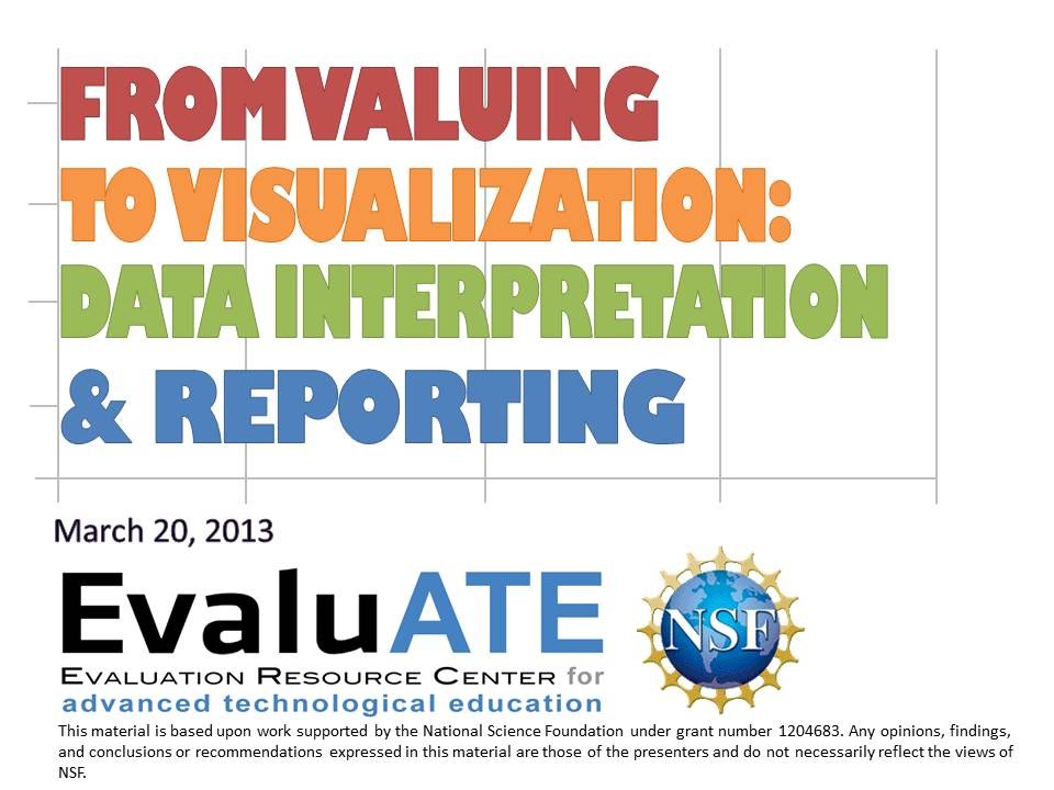 EvaluATE Webinar: From Valuing to Visualization: Data Interpretation ...
