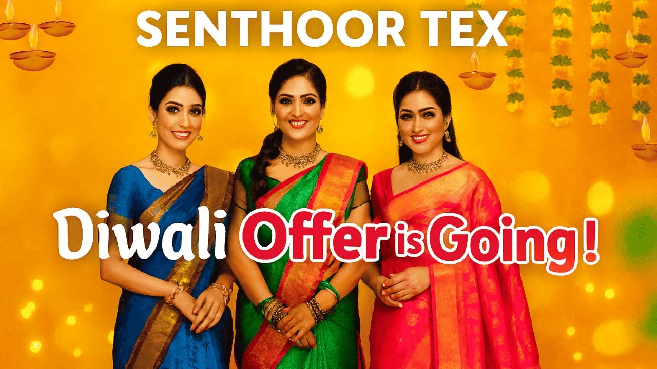 Senthoor Tex Live Started | Elampillai | Senthoor Tex Shop #saree # ...