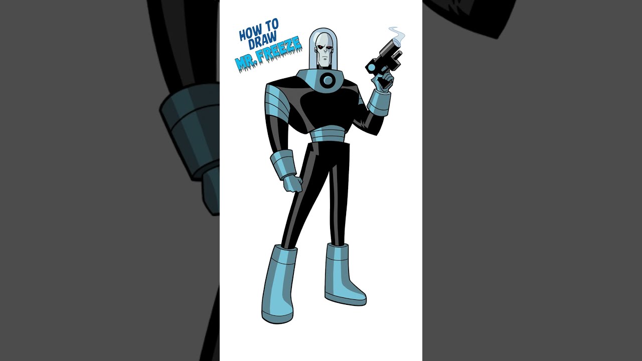 HOW-TO-DRAW: Mr. Freeze! ️🥶 ⛄🥶 ⛄ - YouTube