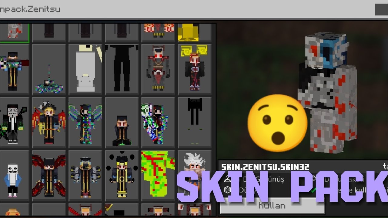 SKIN PACK DOSYASINI VERİYORUM HEMEN İZLE (OHAA) 😯 - YouTube