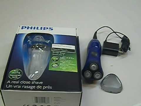 Philips PT710 Power Touch Triple Head Electric Razor Review - YouTube