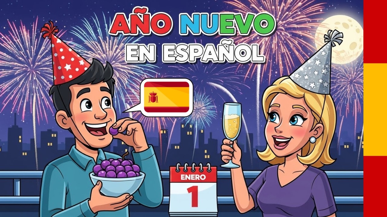 Slow Spanish Conversation About New Year Celebrations - Learn Spanish ...