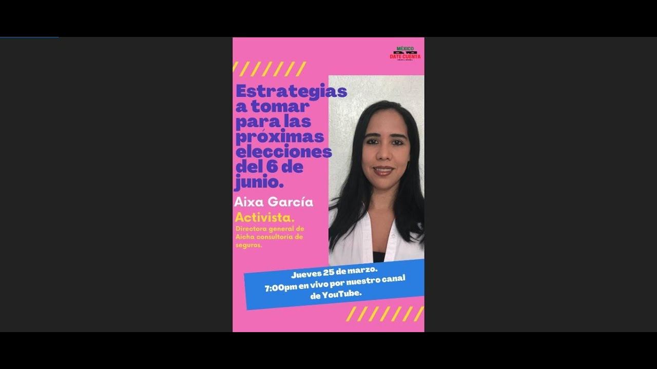 Entrevista - Estrategias próximas elecciones con Aixa García - YouTube
