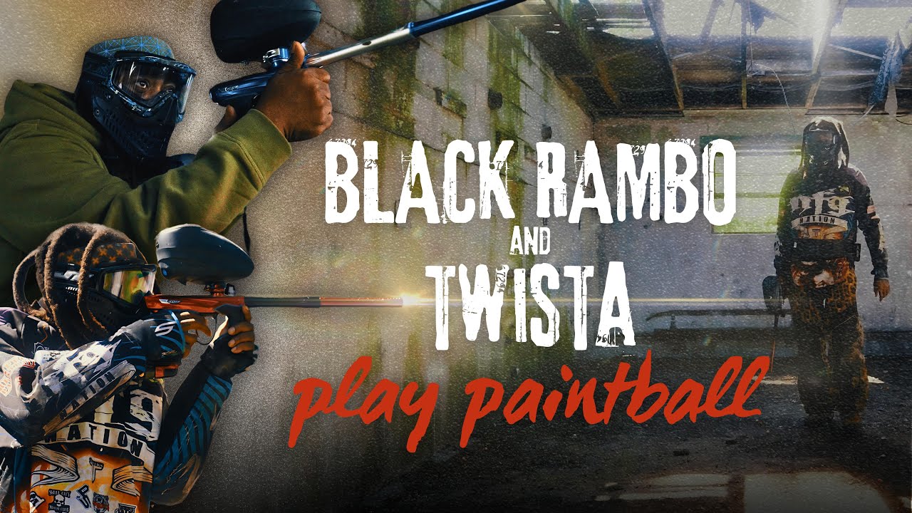 Black Rambo & Twista Play Paintball - YouTube