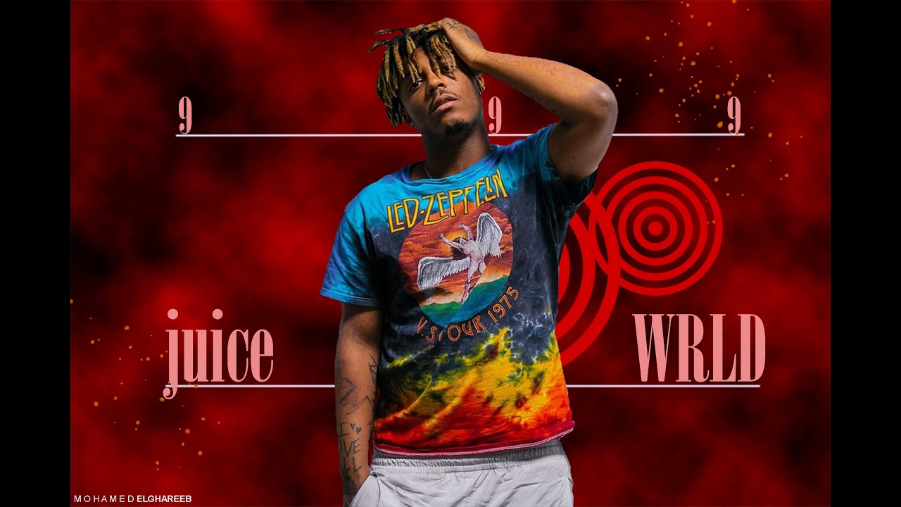 FREESTYLE PHOTOSHOP DESIGNS TUTORIALS #2 | juice WRLD Speeded Freestyle ...
