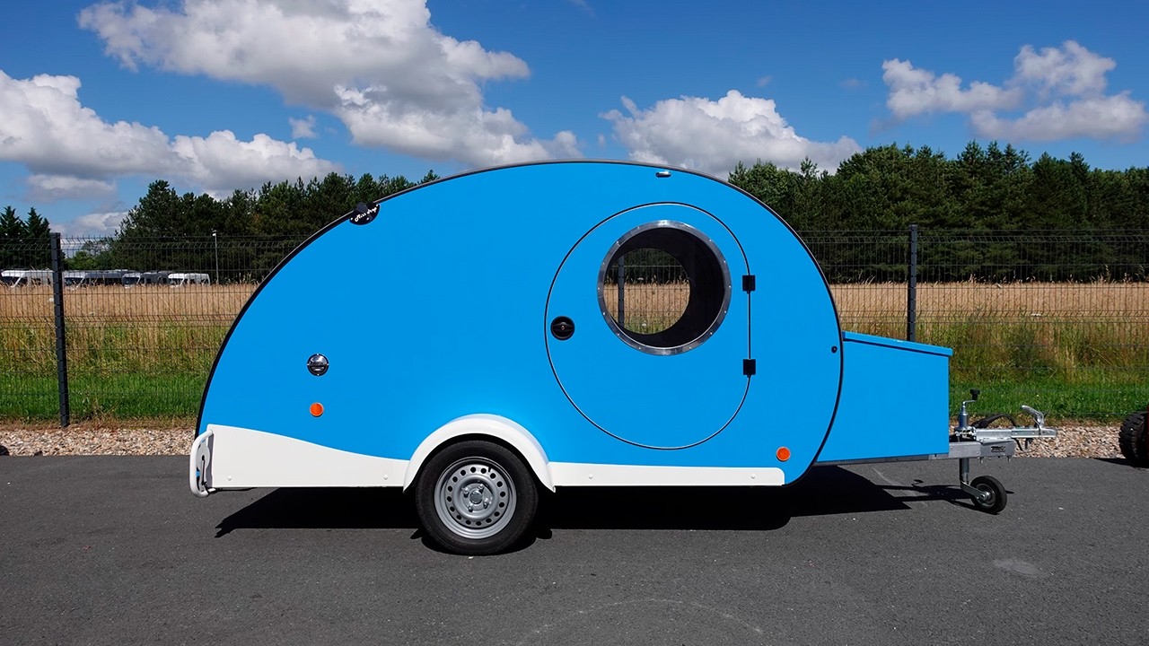 Miss Drop trailer: The perfect teardrop camping experience - YouTube