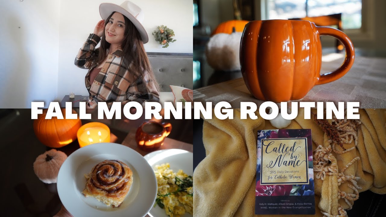 FALL MORNING ROUTINE | Healthy Habits Workout, Gardening, Peaceful ...
