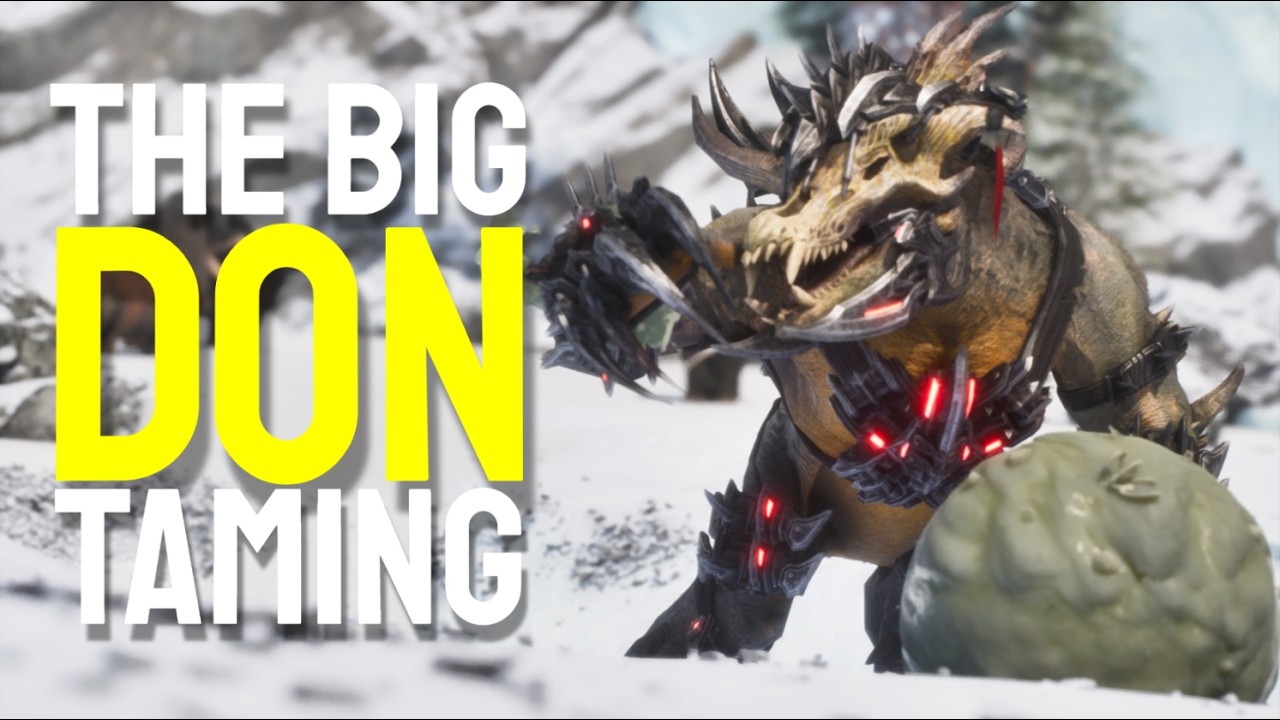 The Best Way To Tame OSSIDON in ARK?! - YouTube
