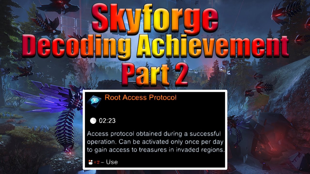 Skyforge - Decoding Achievement / Mechanoid Invasion / Invaded region part 2 - YouTube