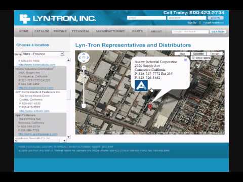 Lyn-Tron Find a Rep or Distributor Tutorial - YouTube