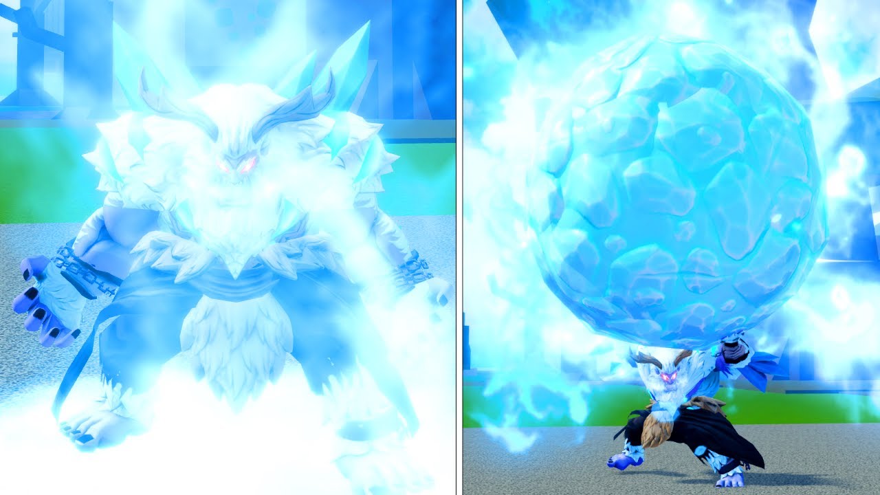 New Mythical Yeti Fruit Showcase In Blox Fruits - YouTube