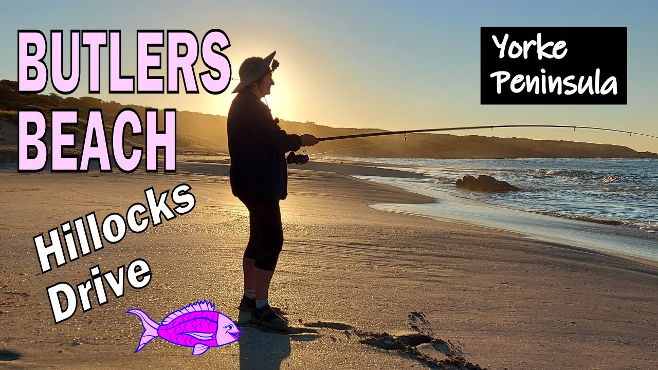 Australian Salmon fishing and Mullet fishing on Butlers Beach, Hillocks ...