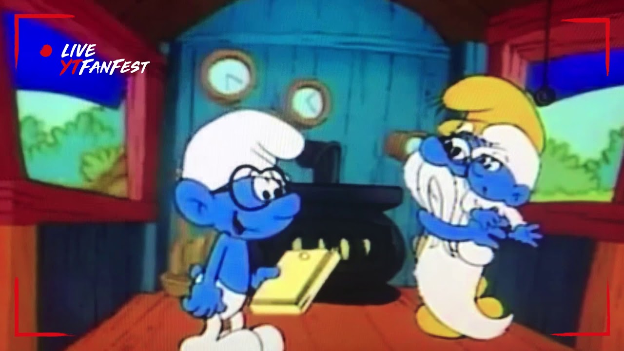 Smurfs locomotive smurfs colorful - YouTube