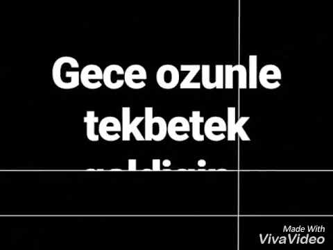 Gece bilirsiz nedir?