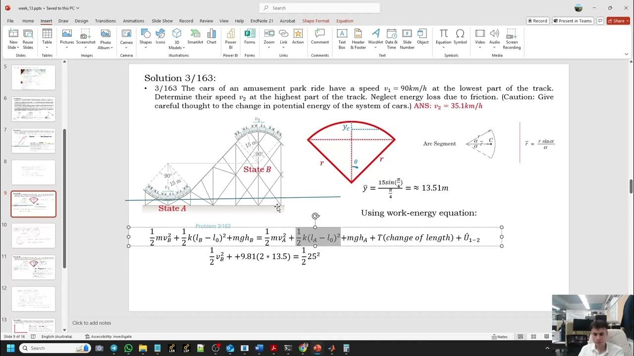 Engineering Mechanics Dynamics (8th Edition) Chapter 3 Q163 - YouTube