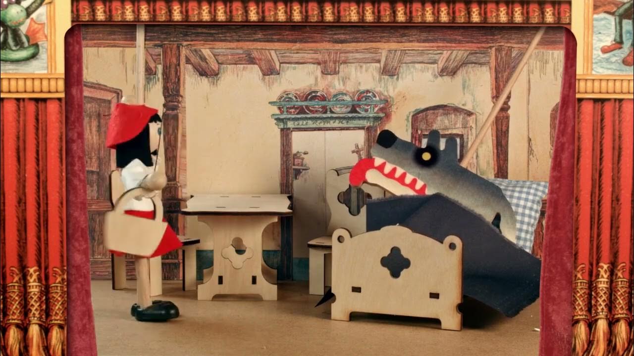 Puppet theater performance Little Red Riding Hood by masek - YouTube