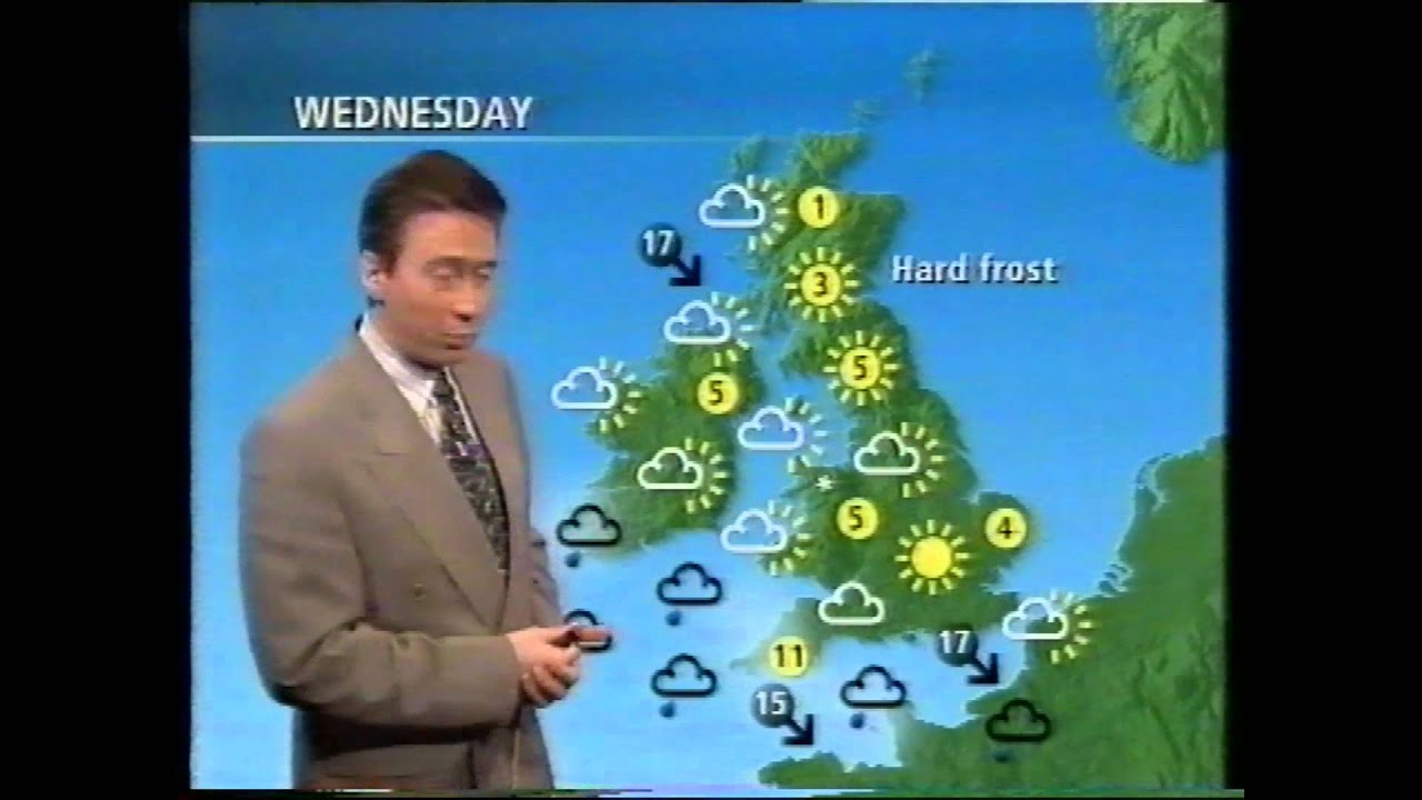 BBC Weather 10th January 1995 - YouTube