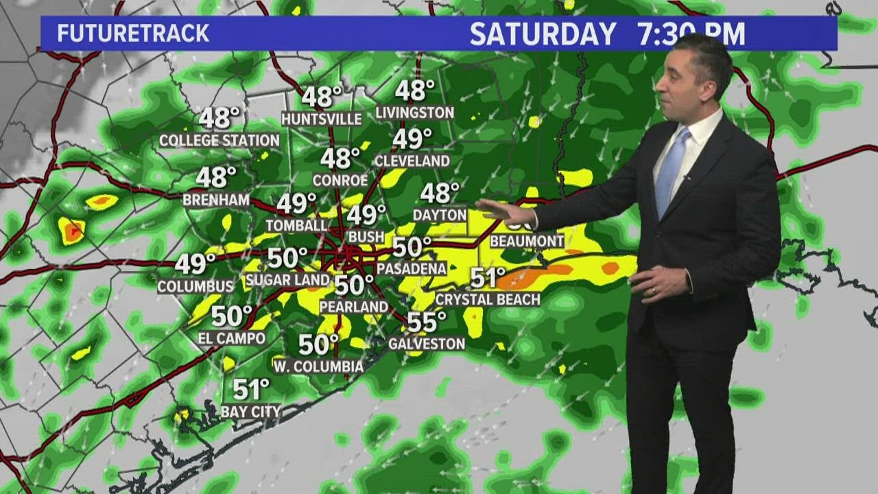 Houston forecast: More rain headed our way this weekend - YouTube