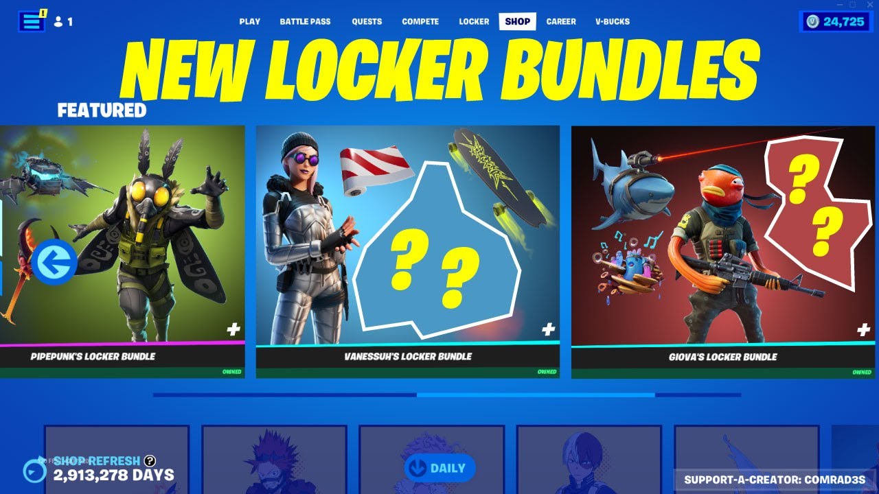 Fortnite NEW Locker Bundles releasing this week - YouTube