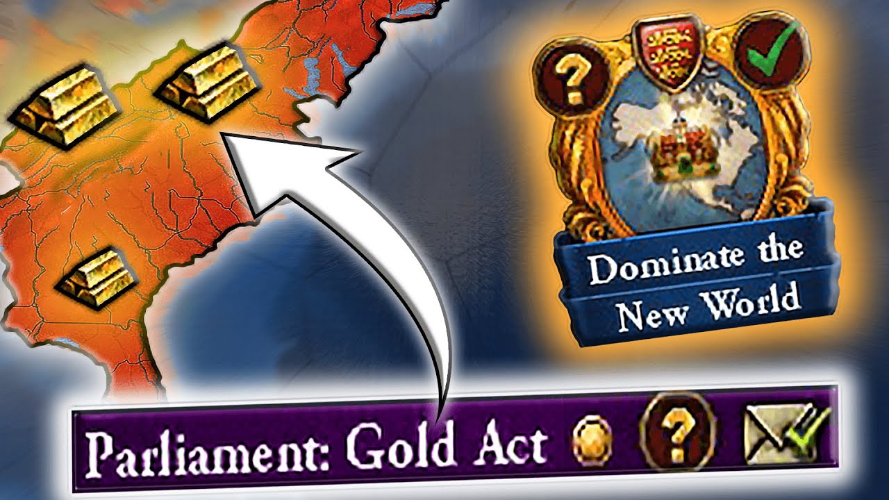 This Act CREATES GOLD PROVINCES For EU4 England - YouTube
