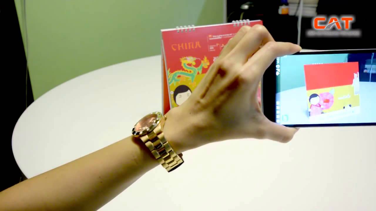 มาดูวิธีสแกน AR Code บนปฏิทินพูดได้ของ CAT กัน - YouTube