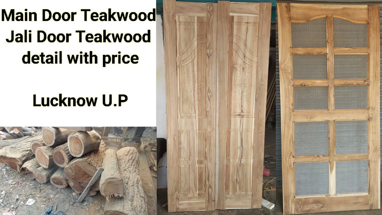 teakwood main door Jali wala darvaja. ghar ke liye best wood for main ...