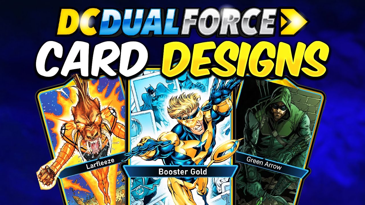 DC Dual Force 5 Card & Leader Design Concepts - YouTube